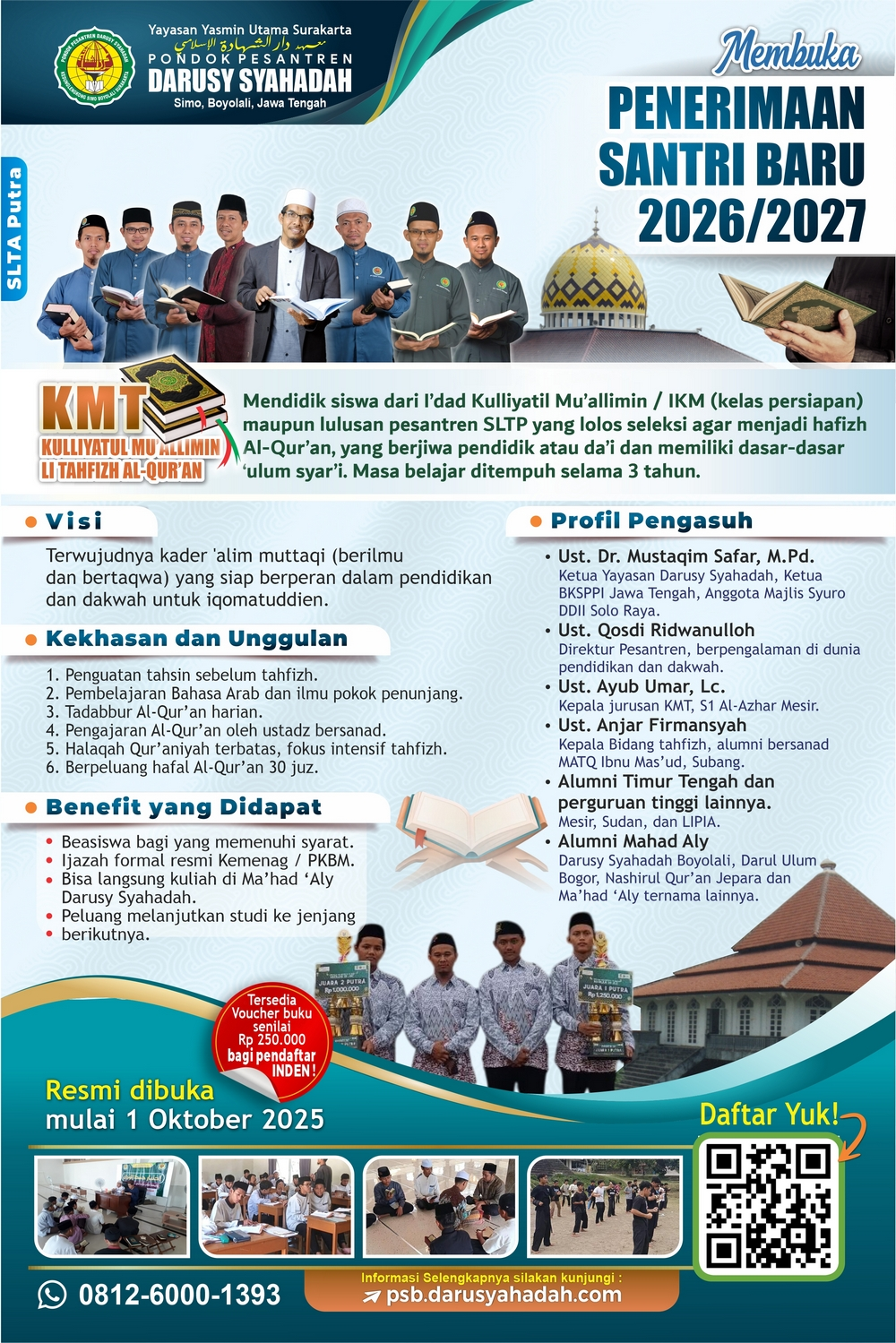 Sistem Penerimaan Santri Baru - Darusy Syahadah