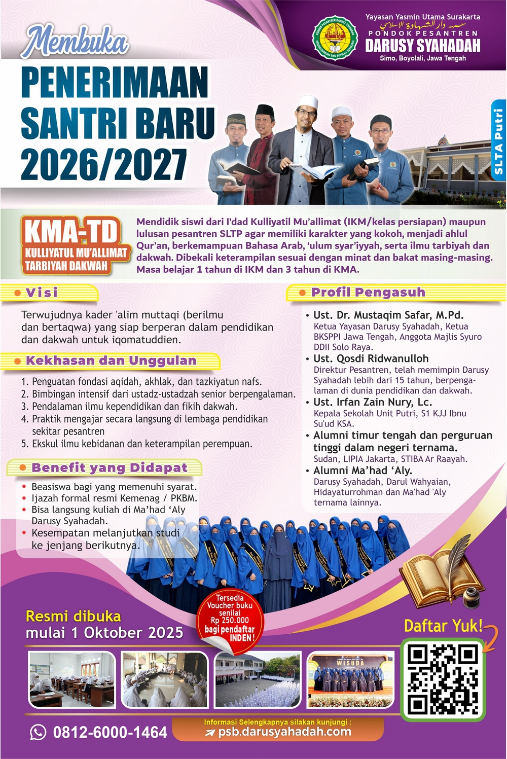 Sistem Penerimaan Santri Baru - Darusy Syahadah