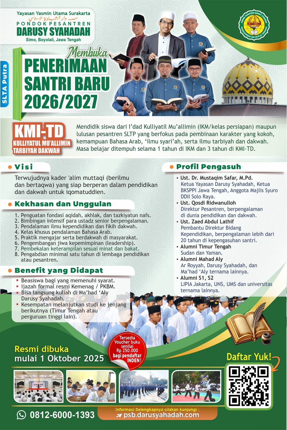 Sistem Penerimaan Santri Baru - Darusy Syahadah